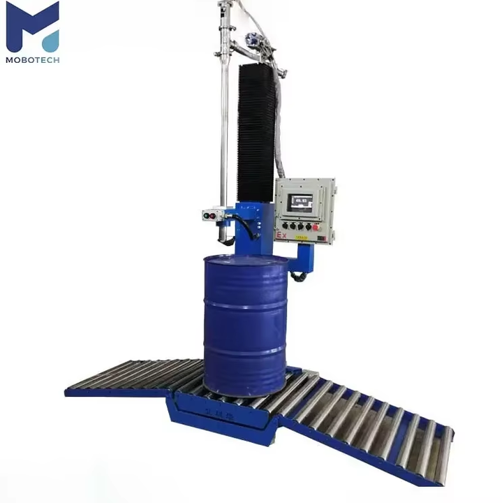 Semi-Automatic Weighing Liquid Filling Machine Bucket Drum Filler for ...
