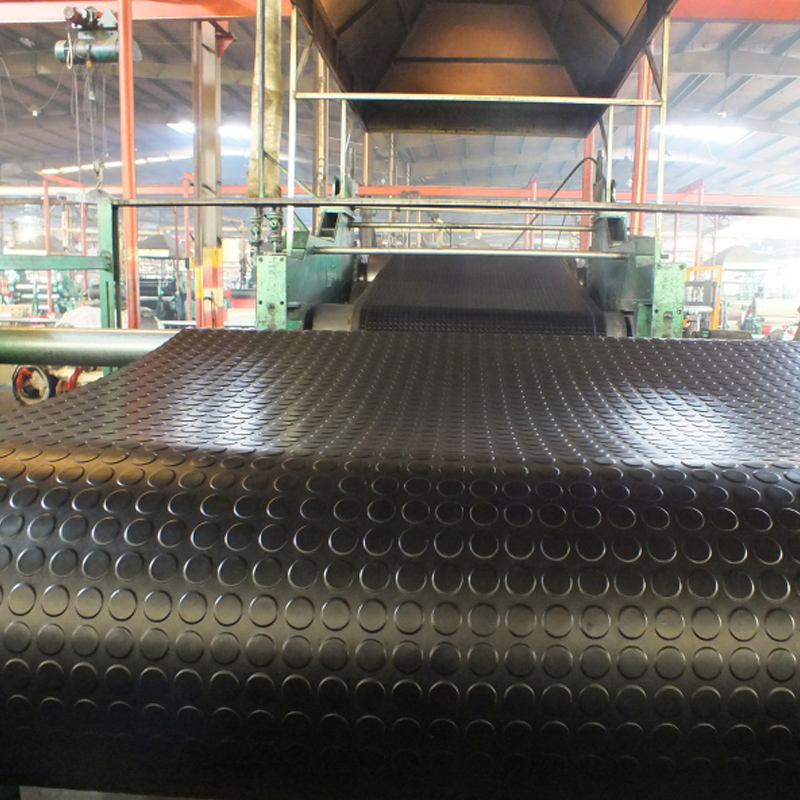Button Coin SBR Rubber Sheet Non-Slip Garage Floor Mat Roll Industrial ...