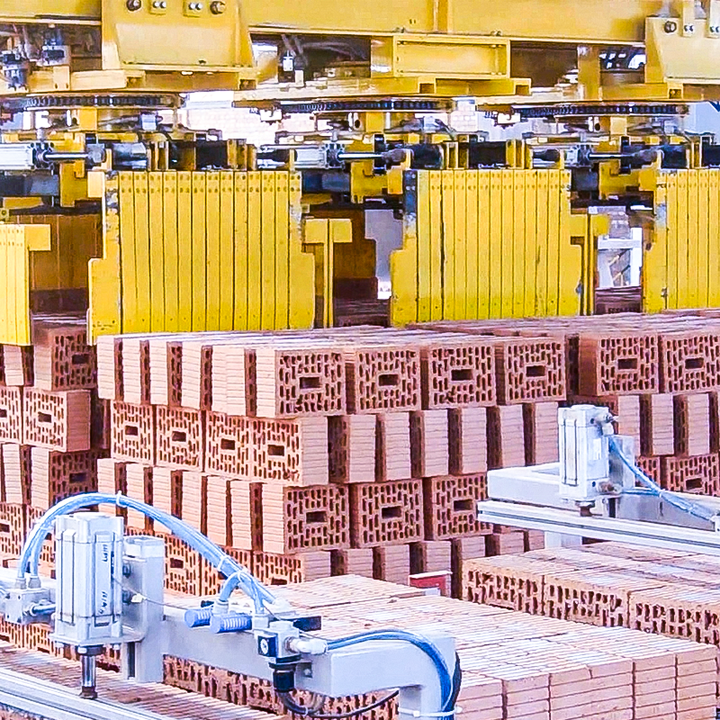Efficient Brick Production with Brictec's Stacking System