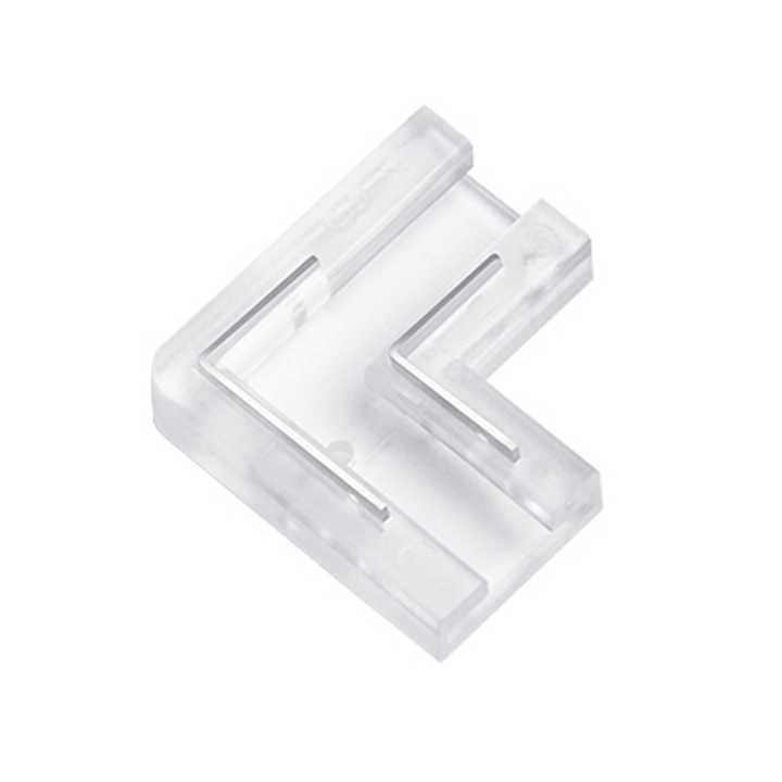 L Shape LED Strip Connector 2Pin 8mm 10mm Solderless Quick Jointer for ...