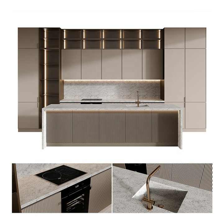 Modern Kitchen Designs Customized Wall Hanging Wooden Kitchen Cabinets ...