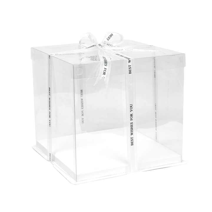 12x12x12 Transparent Packaging - Perfect for Wedding Favors