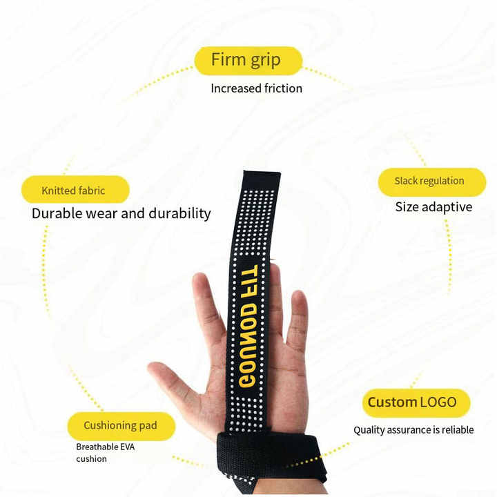 Gym Exercise Power Palm Protection Straps with Neoprene Pad Pull -up ...