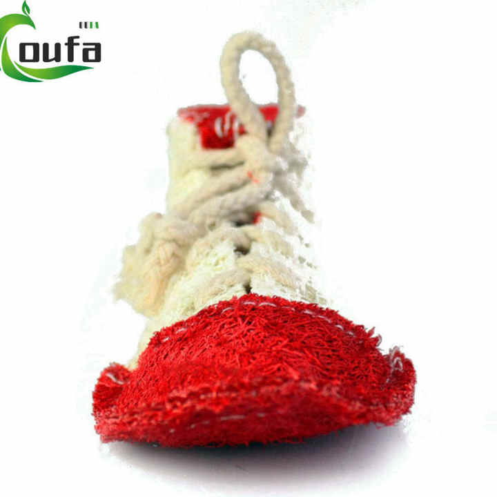 Wholesale Natural Pet Toys Loofah Shoes Dog Chew Toy Teeth Grinding for ...