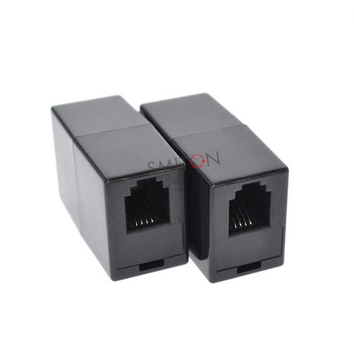 RJ10 RJ22 RJ9 4P4C Coupler Connector Extender for Connect Two Handset ...