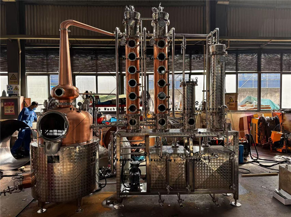 Ace 150L Gin Distillation Equipment Whisky Distiller Column Still ...