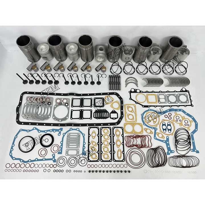 For Mitsubishi 6D22 Cylinder Liner and Gasket Kit With Bearing Valve ...