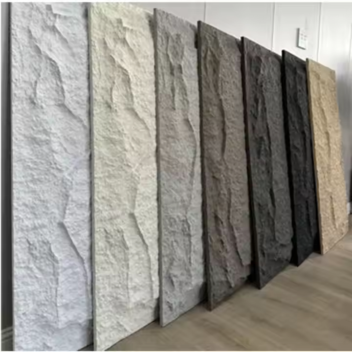 Pu Mushroom Artificial Stone Veneer Material Fireproof Imitation Stone ...