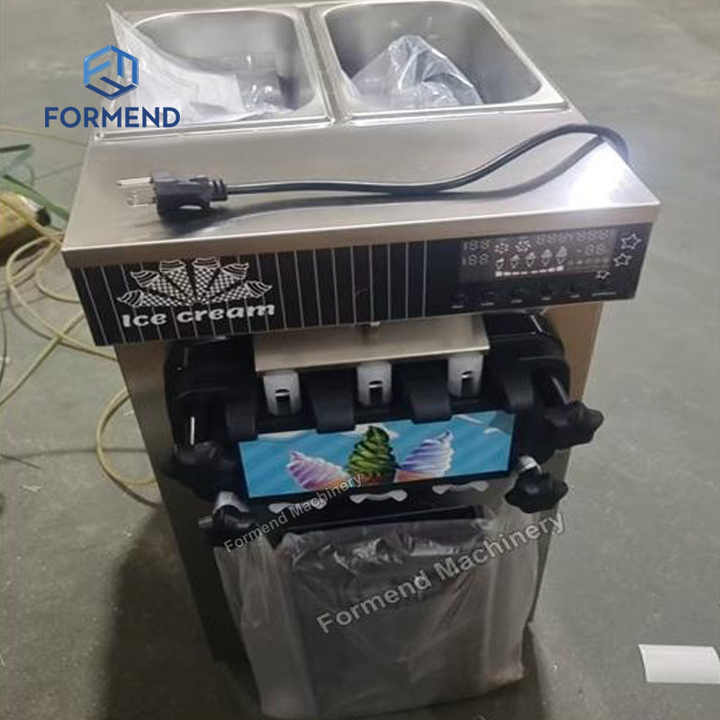 220v Ice Cream Machine Easy Operation for Restaurants Snack Shops with ...