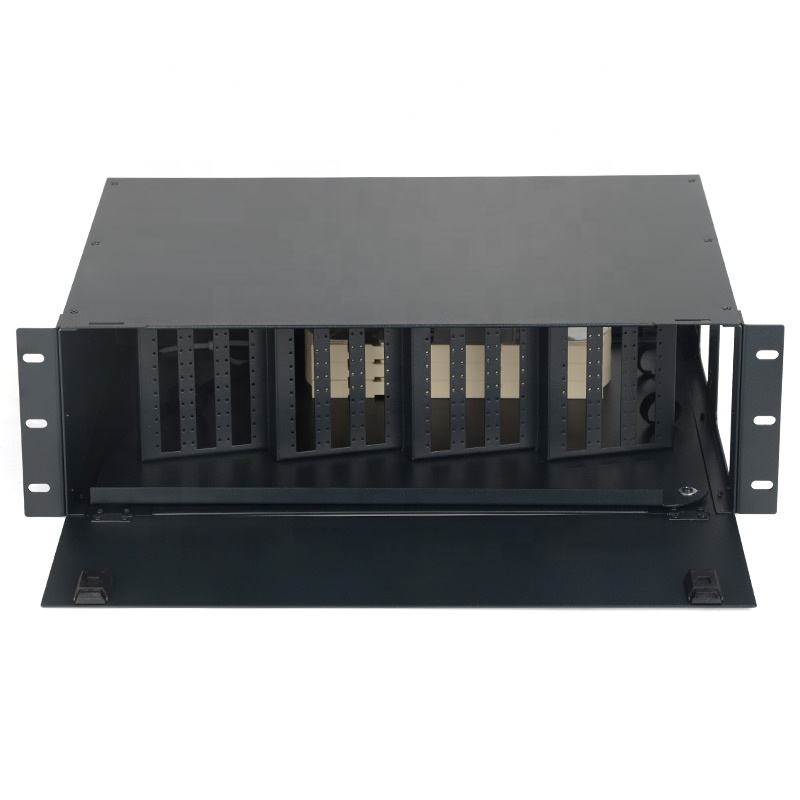 144 Simplex Port Fiber Optic Patch Panel 19 Inch Rack Mount Optical SC ...