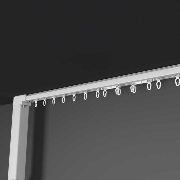 Heavy Duty Motorized Curved Curtain Track s Fold Curtain Motor and ...