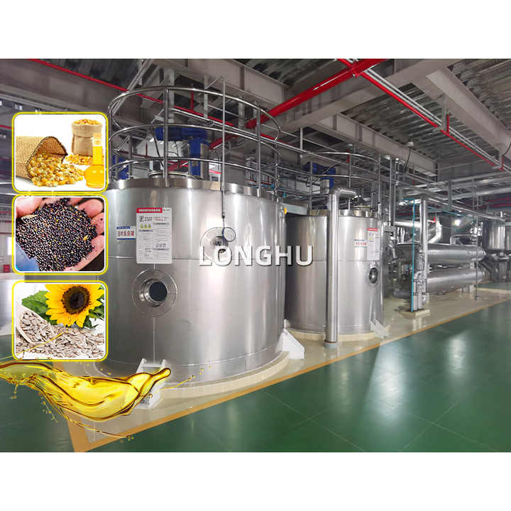 Industrial Edible Oil Solvent Extraction Automated Control System Oil ...