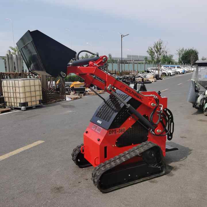 DP-T360 200kg Walk Behind Mini Skid Steer Tracked Mini Skid Steer Free ...