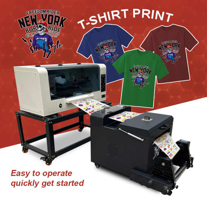 Dtf Printer with Shaker and Dryer A3 Dtf Printer L1800 T-shirt Printing ...