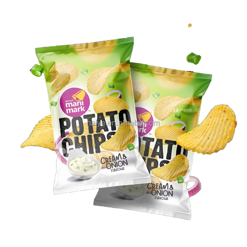 Custom Glossy Aluminum Foil Back Sealed Pillow Bags Food-Grade Snack ...