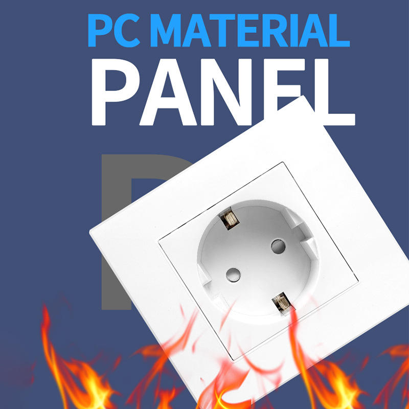 USB Type-C Wall Socket EU Korean Spanish Irish Standard IP44 10A Rated ...