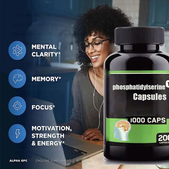 500mg Phosphatidylserine Capsules - Nootropic Brain Supplement