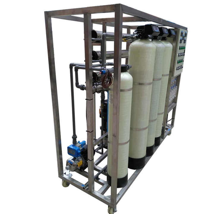 250L Small Sized Dual Stage Reverse Osmosis Water Treatment System for ...