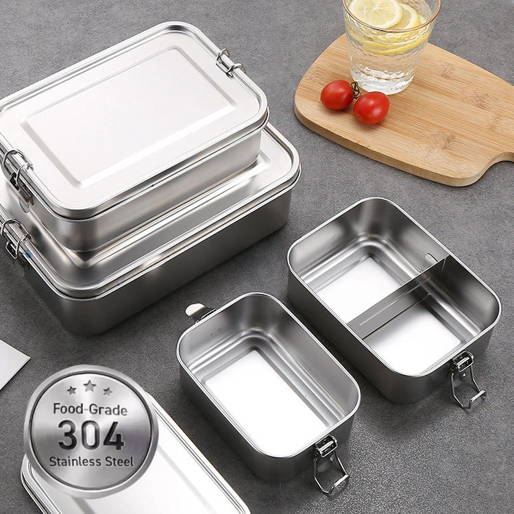 304 Stainless Steel Lunch Boxes - Durable & Insulated