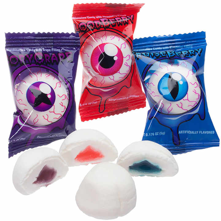 Halal Fruit Flavor Eyes Jam Marshmallow Candy - Sweet Treat