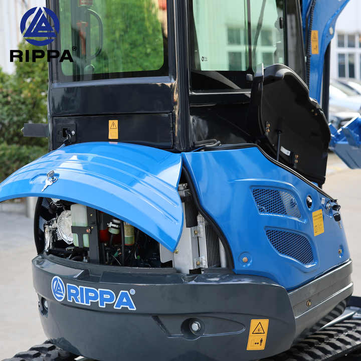 RIPPA EPA Kubota Engine Small Digger Retro Excavator 2.5 Ton Mini ...