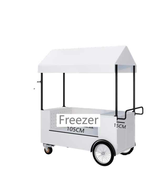 Classic Design Mobile Ice Cream Truck - Perfect for Outdoor Markets