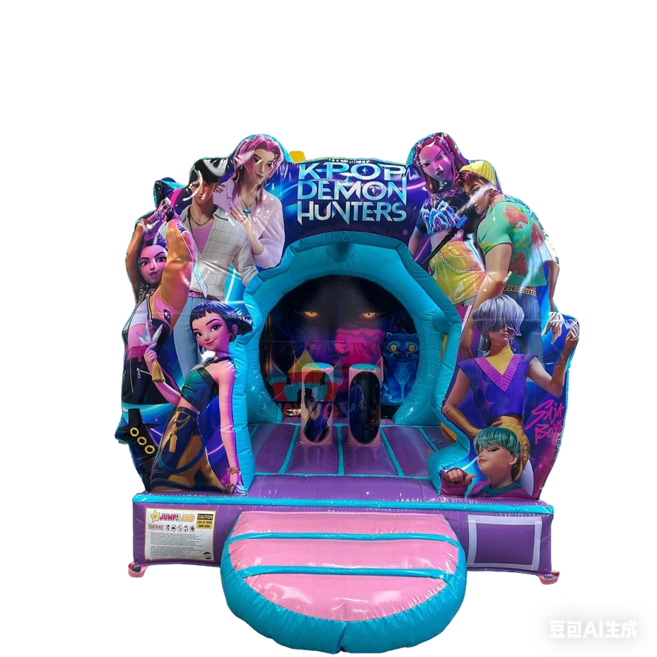2026 NEW Commercial K-pop Demon Inflatable Bounce House Combo for ...