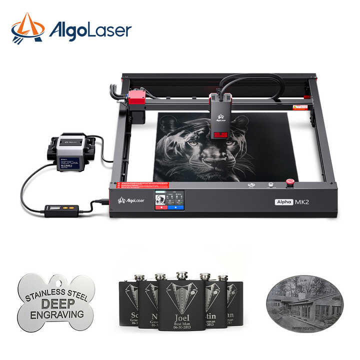 Algolaser Alpha MK2 20W Laser Engraver for Wood DIY CNC