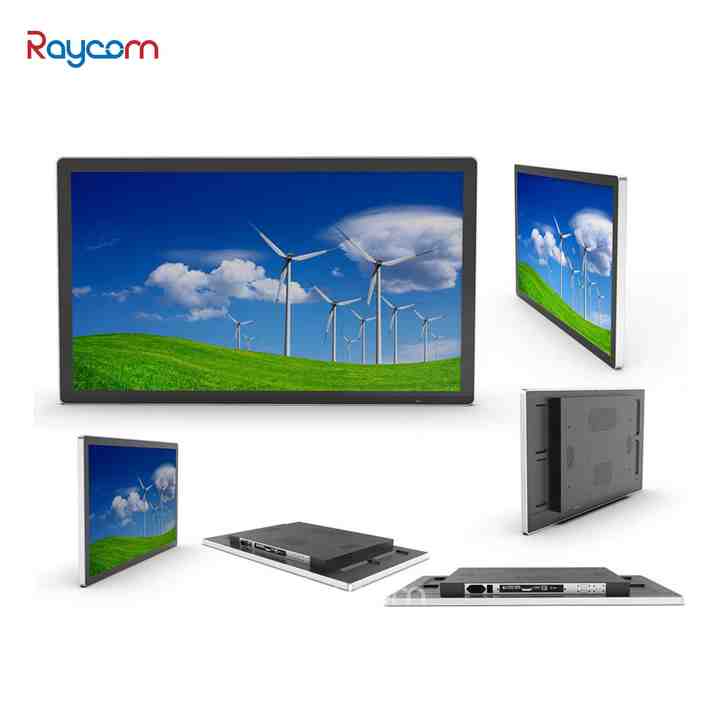 Raycom Android Interactive Touch Screen Conference Tablet POE Wall Mount Display Adjustable LED ...