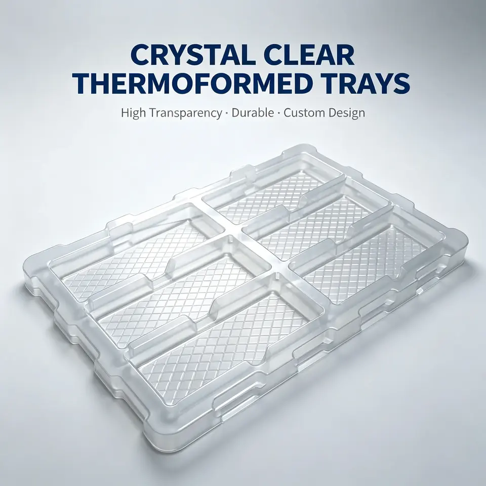 Factory Direct Sales Blister Trays Hot Sell High Gloss Transparent PET ...