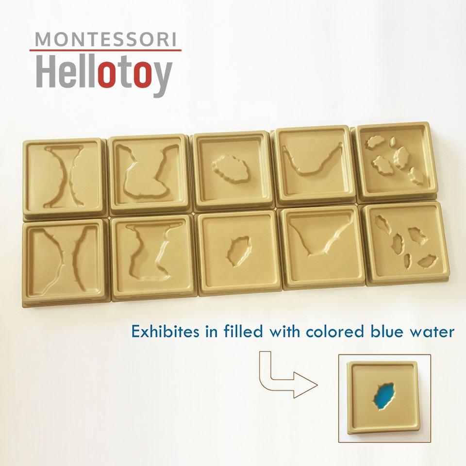 Land and Water Forms Montessori Toy - Educational Fun