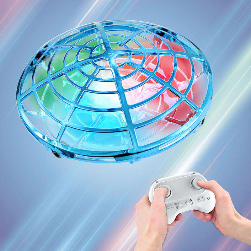 Plastic Lustre UFO Flying Toy with Gesture Sensing - 2.4GHz RC Control ...