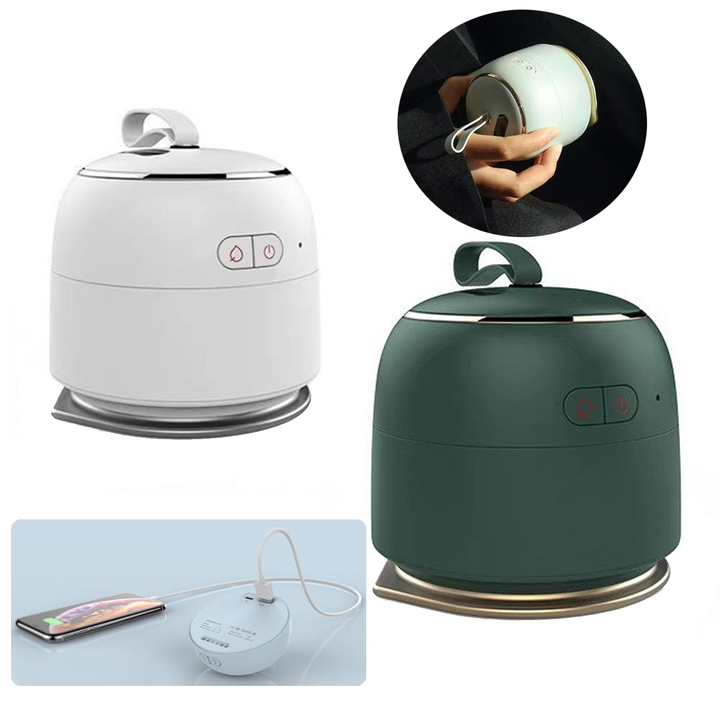 Compact Wireless Mini Electric Iron Power Bank 2-in-1 Portable ...