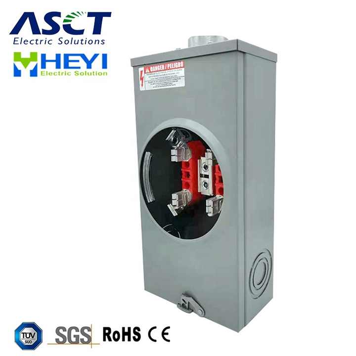 4jaws 200A Single Socket Meter Base with Bypass Circuit Breaker ...