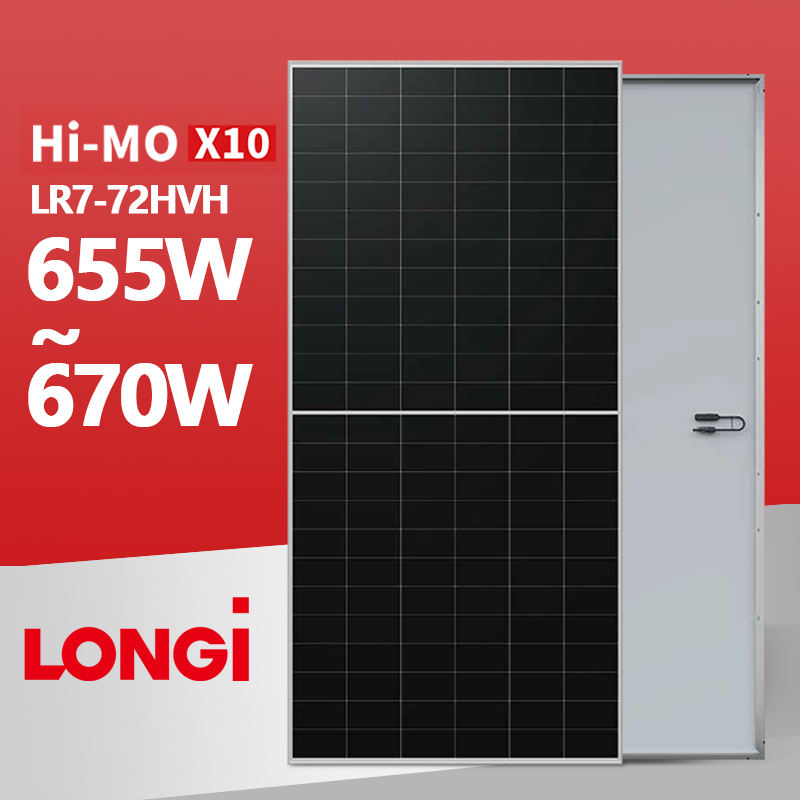 Painel Solar Longi Himo X10 Longi 650w 670w 660w Módulos Solares Longi ...