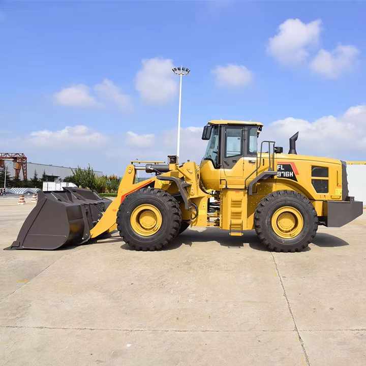 Industrial Wheel Loader FL976H 178 KW Power 4.5 m³ Bucket Capacity 7000 ...