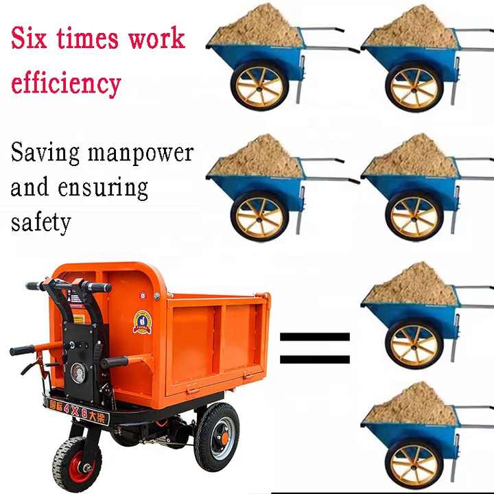 Electric Tricycles Electric Wheelbarrow Motor Kit Mini Dumper Electric ...