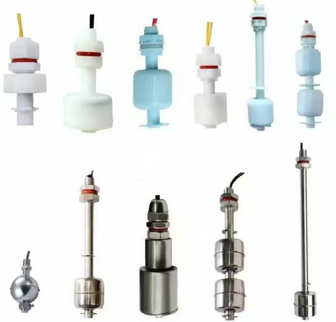 Float Level Sensor Water Level Sensor M8 M10 Threads PP Plastic 10w 50w Plastic Float Level ...