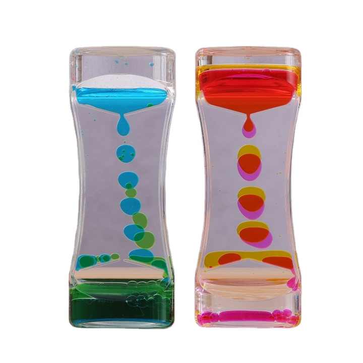FW88 Liquid Motion Bubbler Lava Lamp Fidget Sensory Toy Stress Relief ...
