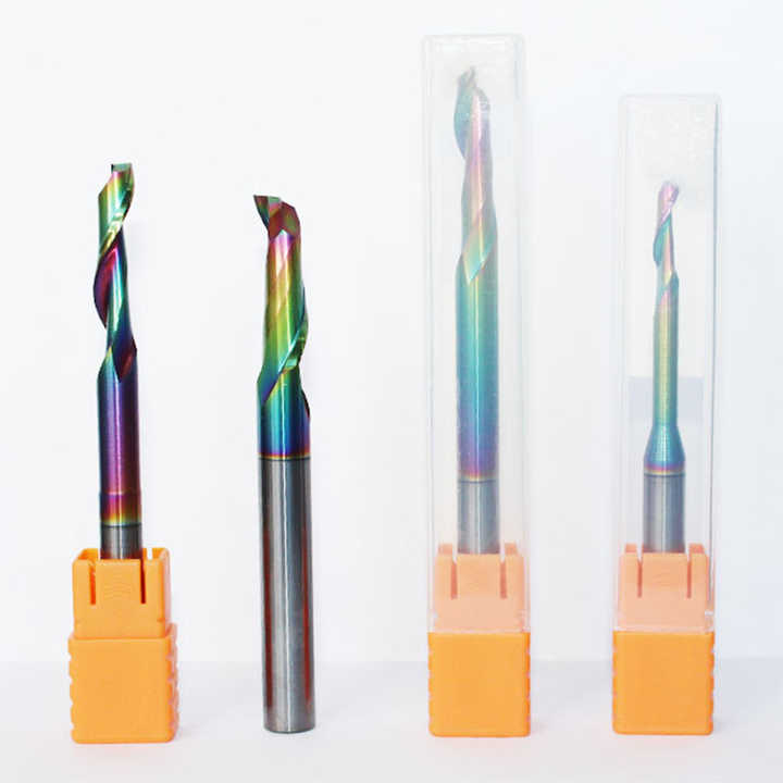 One Flute Tungsten End Mill for Aluminum Carbide Door Window Milling ...