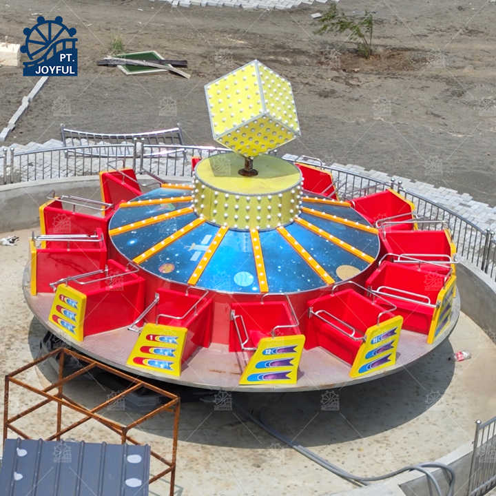 Indoor/Outdoor Disco Flying Wheel Ride Fiberglass Steel Amusement ...