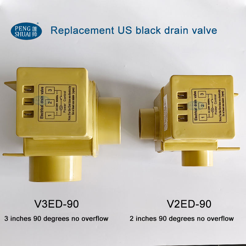 Washing Machine Water Drain Set 3 Inch Straight Drain Valve