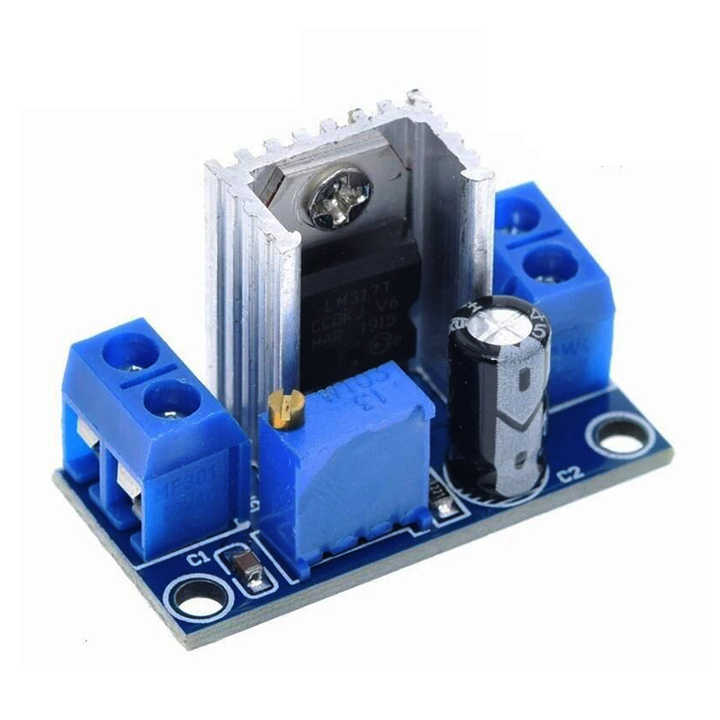 Módulo De Placa De Circuito Reductor Buck Convertidor De Lm317 Regulador Lineal Lm317 Fuente De ...