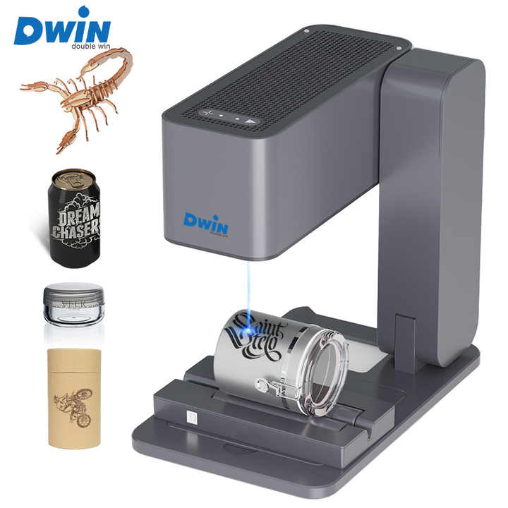 Intelligent Mini Folding Laser Engraving Marking Machine Desktop ...