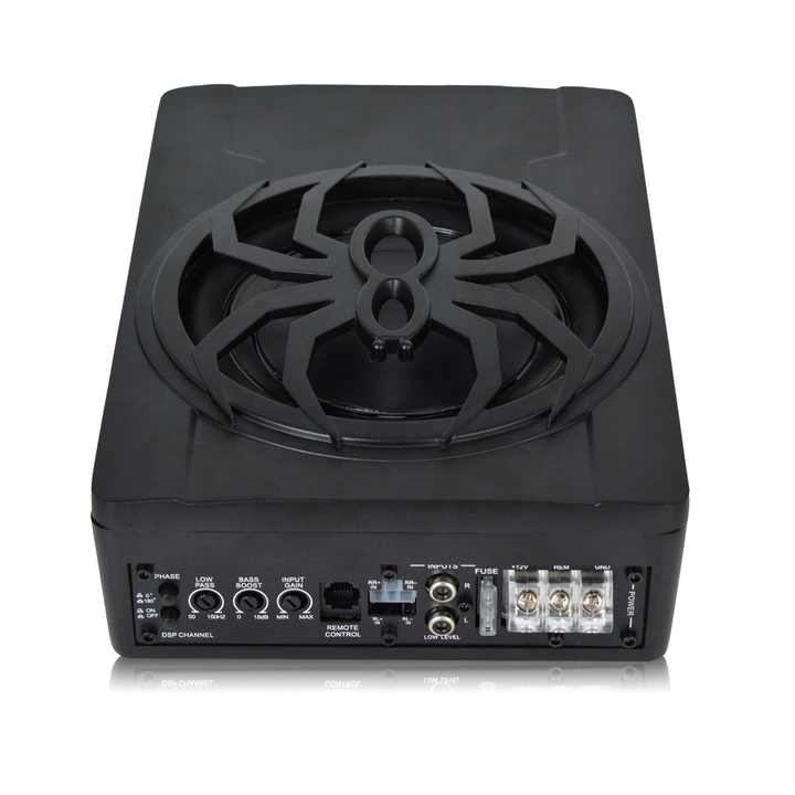 Car Subwoofer Underseat Subwoofer Spider Car Audio Woofer Remote ...