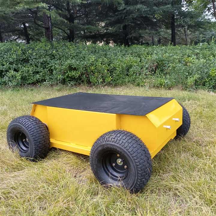 Payload 300kg Zero Turn High Speed Teleoperated Wheeled Robotics Platform