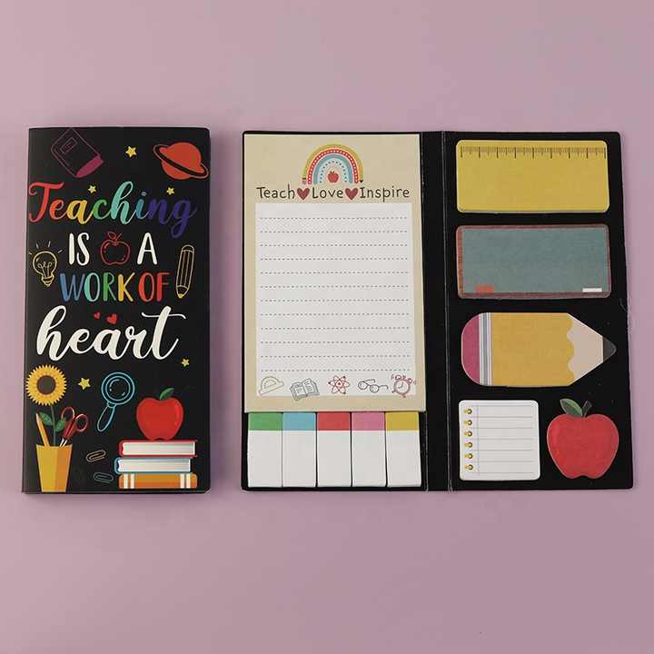 Customize Teacher Appreciation Gift Sticky Notes Set Blackboard Self ...