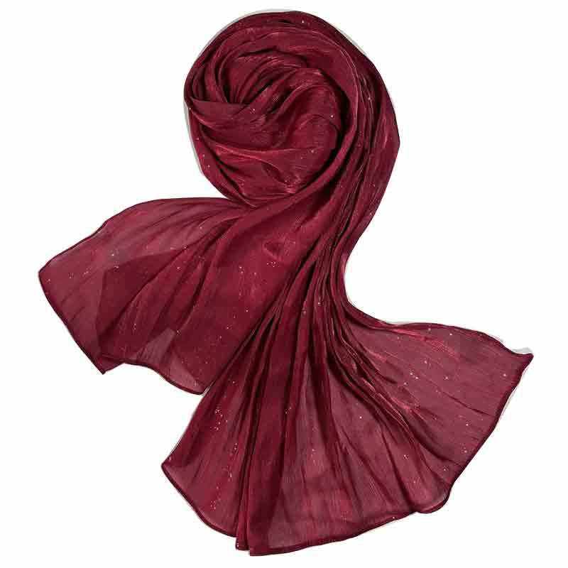 Fashionable Muslim Shawl Polyester Breathable Crepon Sprinkled Gold ...