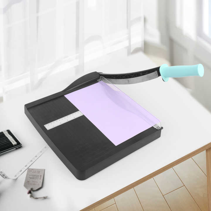 Paper Cutter Slider Zequan Guillotine Paper Cutter, 12 \" Heavy Duty ...