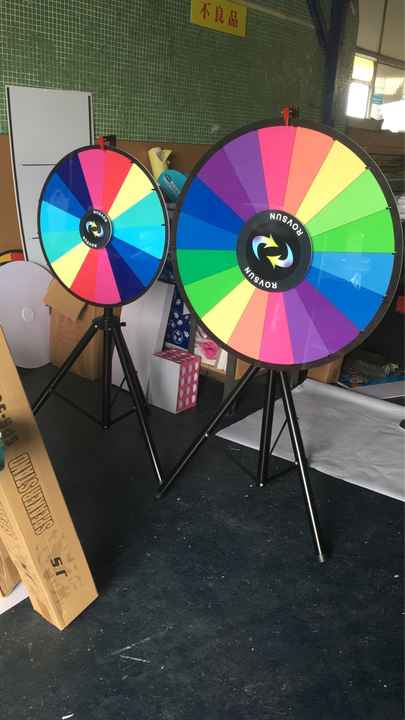 Big Size Fortune Wheel Stand Lucky Prize Wheel with Led Light for ...
